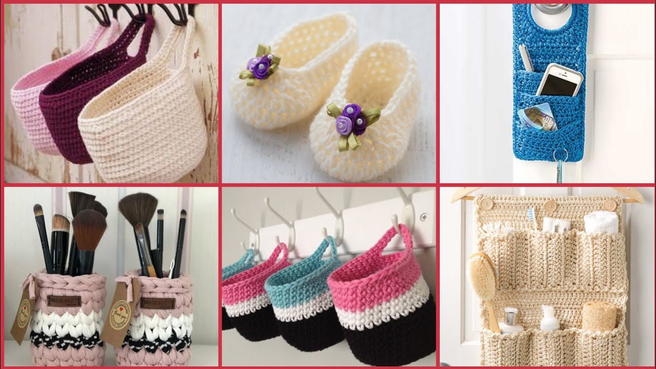 Very very beautiful & stylish crochet knitting project for home decor ...