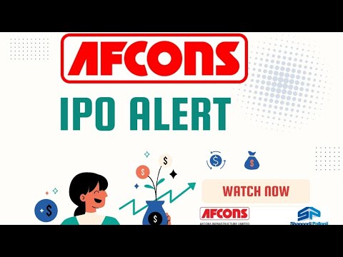 AFCONS IPO arrived, Company to get listed in Stock Market - YouTube