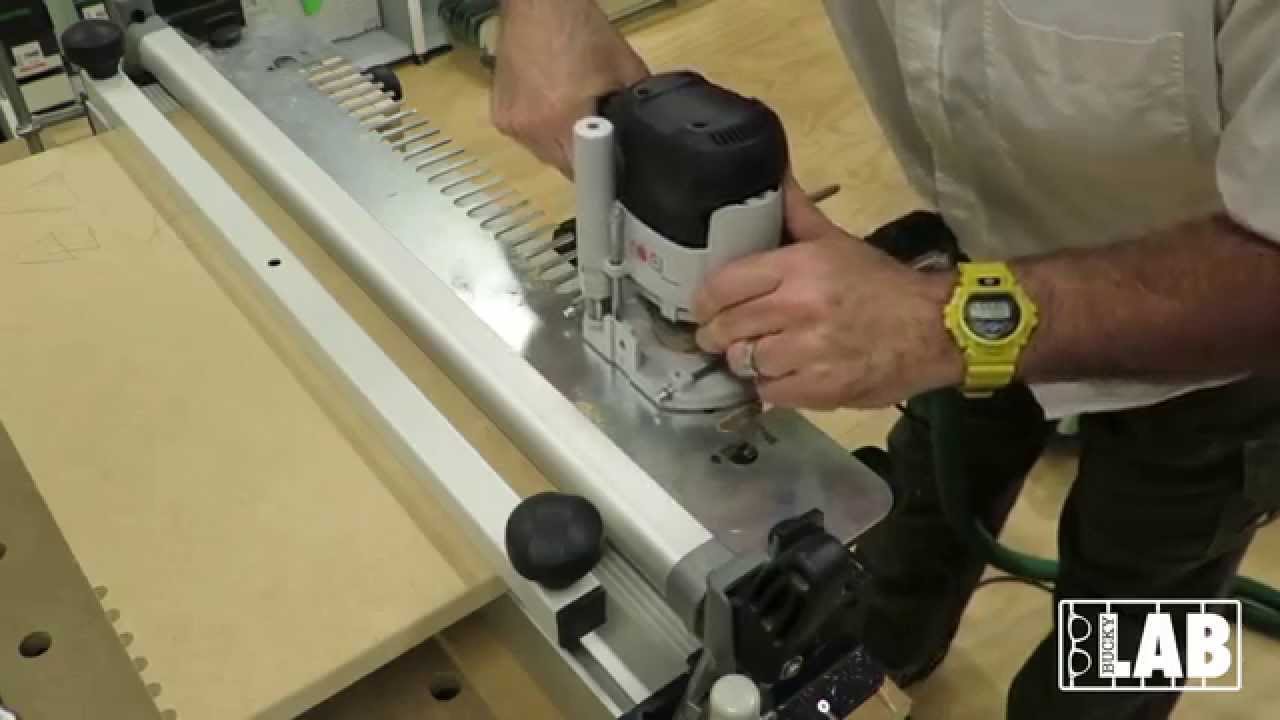 Fingerlas verbinding met de festool VS600 dutch - YouTube