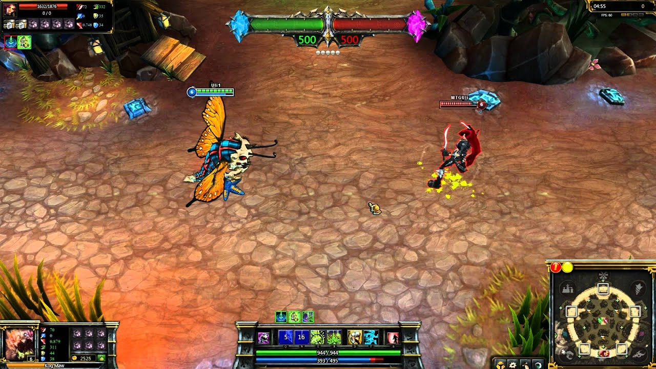 (OLD) Monarch Kog'Maw League of Legends Skin Spotlight - YouTube