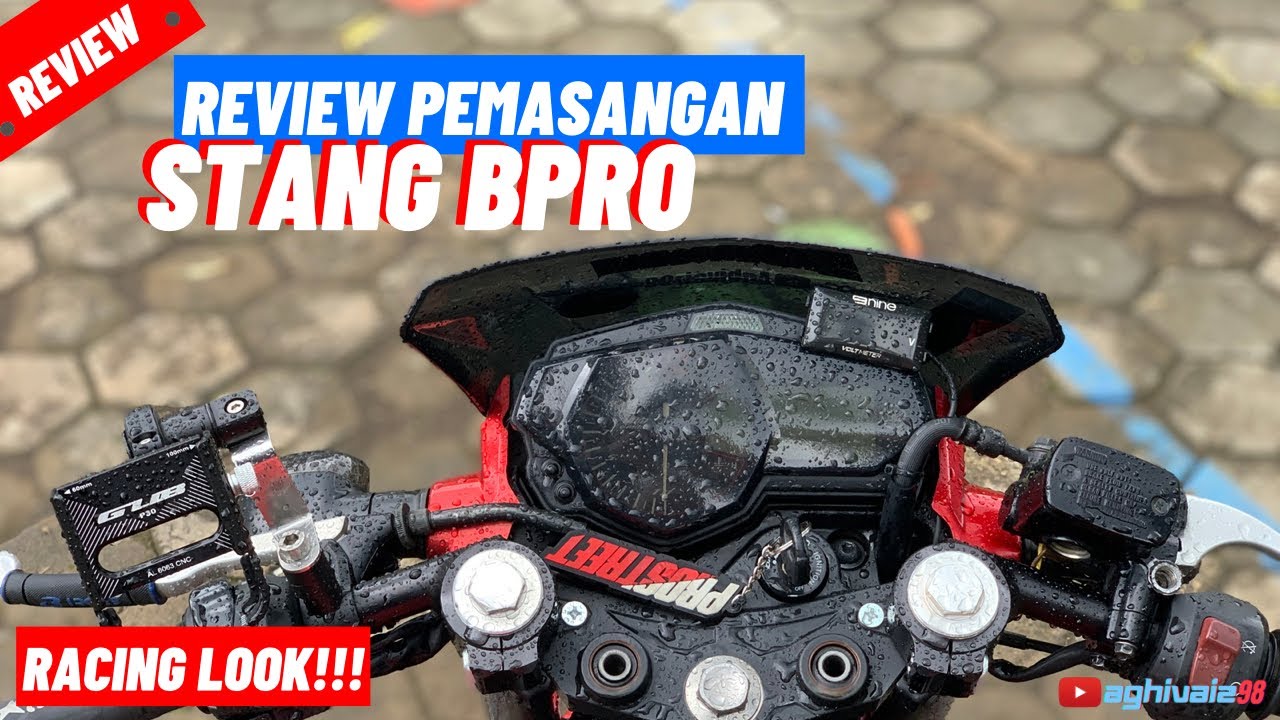 REVIEW STANG BPRO UNTUK MT25/R25 - YouTube