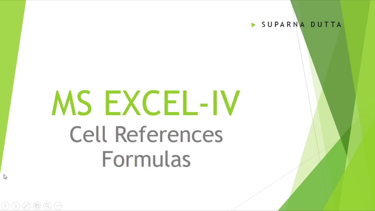 MS EXCEL IV - YouTube