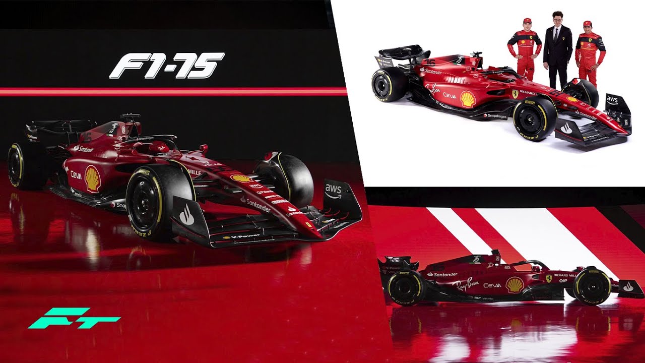 FERRARI PRESENTA su MARAVILLOSO NUEVO F1-75 - YouTube