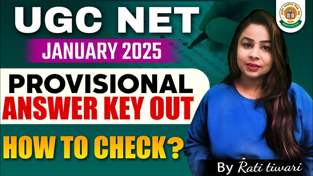 UGC NET Answer key | UGC NET Answer key update 2025 Provisional Answer ...