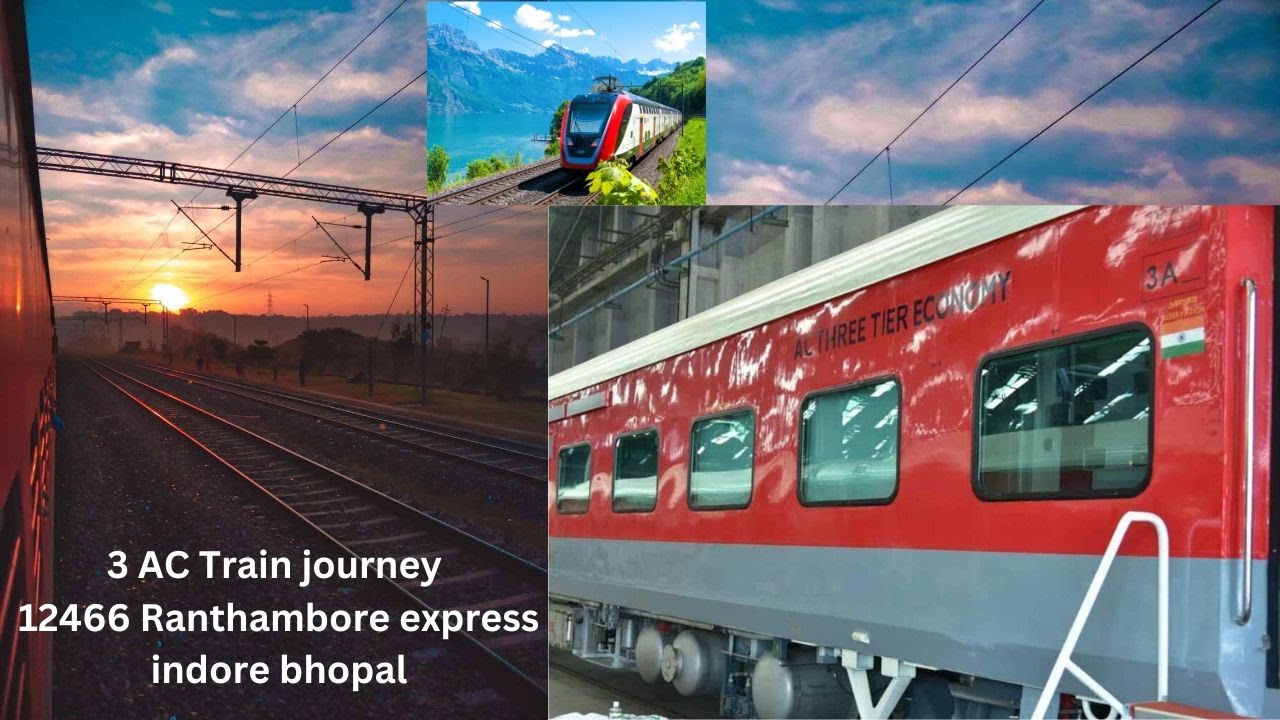 Ranthambore Express 12466 | 3 AC | Train journey | my first vlog ...