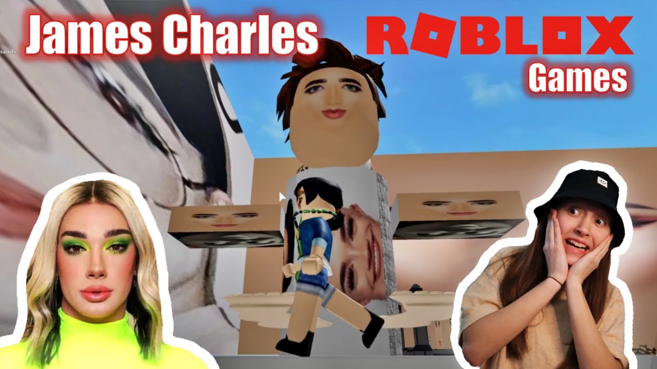 I Play JAMES CHARLES Roblox Games - YouTube