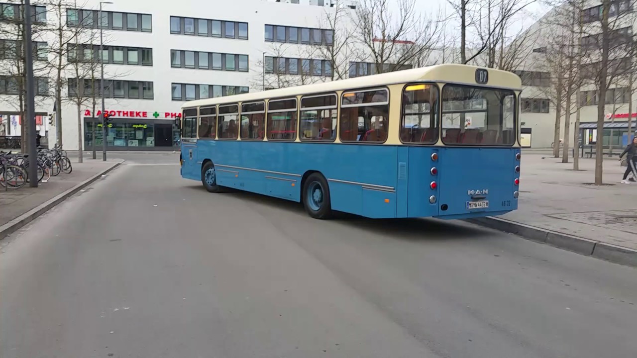Bus aus den 80er Jahren, Man SL200 Oldtimer - YouTube