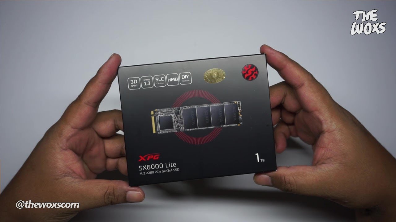 Unboxing NVME ADATA XPG SX6000 Lite 1GB - YouTube