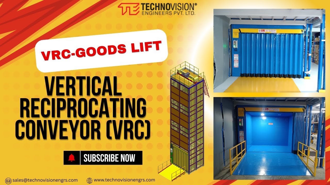 Vertical Reciprocating Conveyor (VRC) – Goods Lift - YouTube