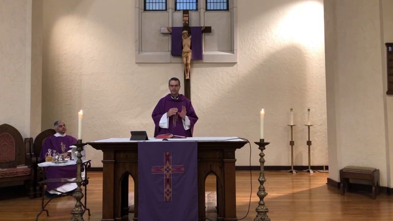 Mass for Wednesday of Holy Week 4/8/2020 - YouTube