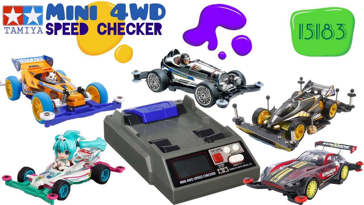 【UNBOX】開箱TAMIYA四驅車測速儀 | Mini 4WD Speed Checker 15183 - YouTube