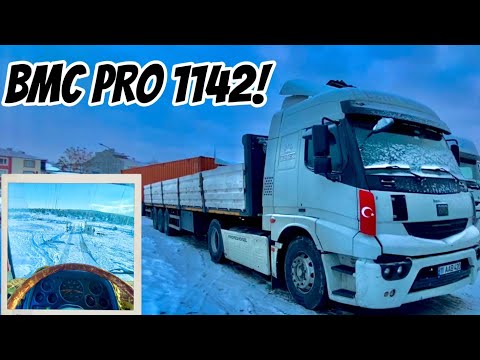 BMC’YE KARLI HAVADA TEK BAŞIMA YÜK SARDIM! | BİLECİK-GEBZE SEFERİ