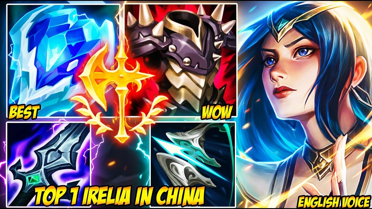 WILD RIFT CHINA TOP 1 IRELIA - FROZEN HEART IRELIA?! WHY THIS BUILD IS ...