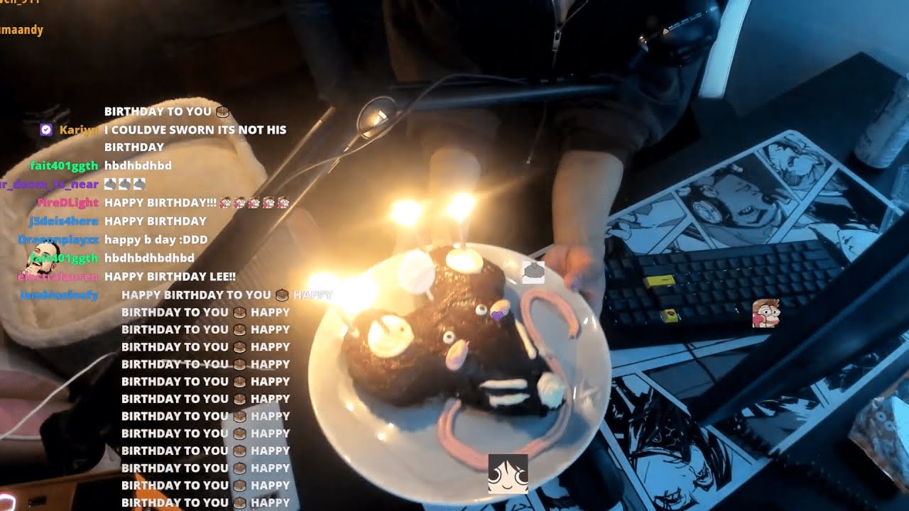 His Roommate Surprise Lee Birthday | SchrodingerLee - YouTube