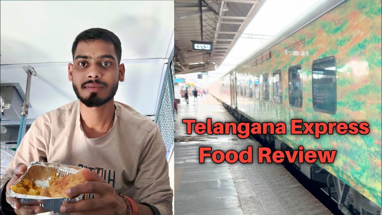 Telangana Express Train Journey !! Secunderabad To New Delhi Food ...