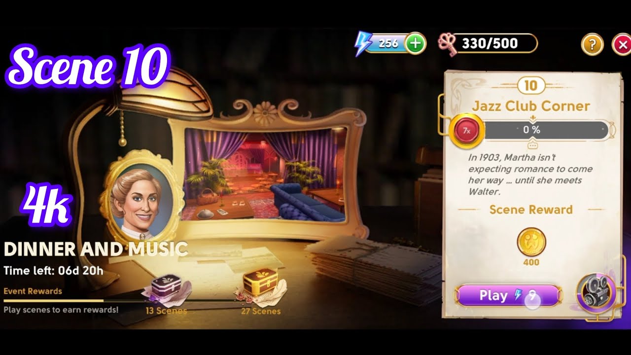 JUNE'S JOURNEY SECRETS 13 SCENE 10 " JAZZ CLUB CORNER" SILHOUETTE MODE ...