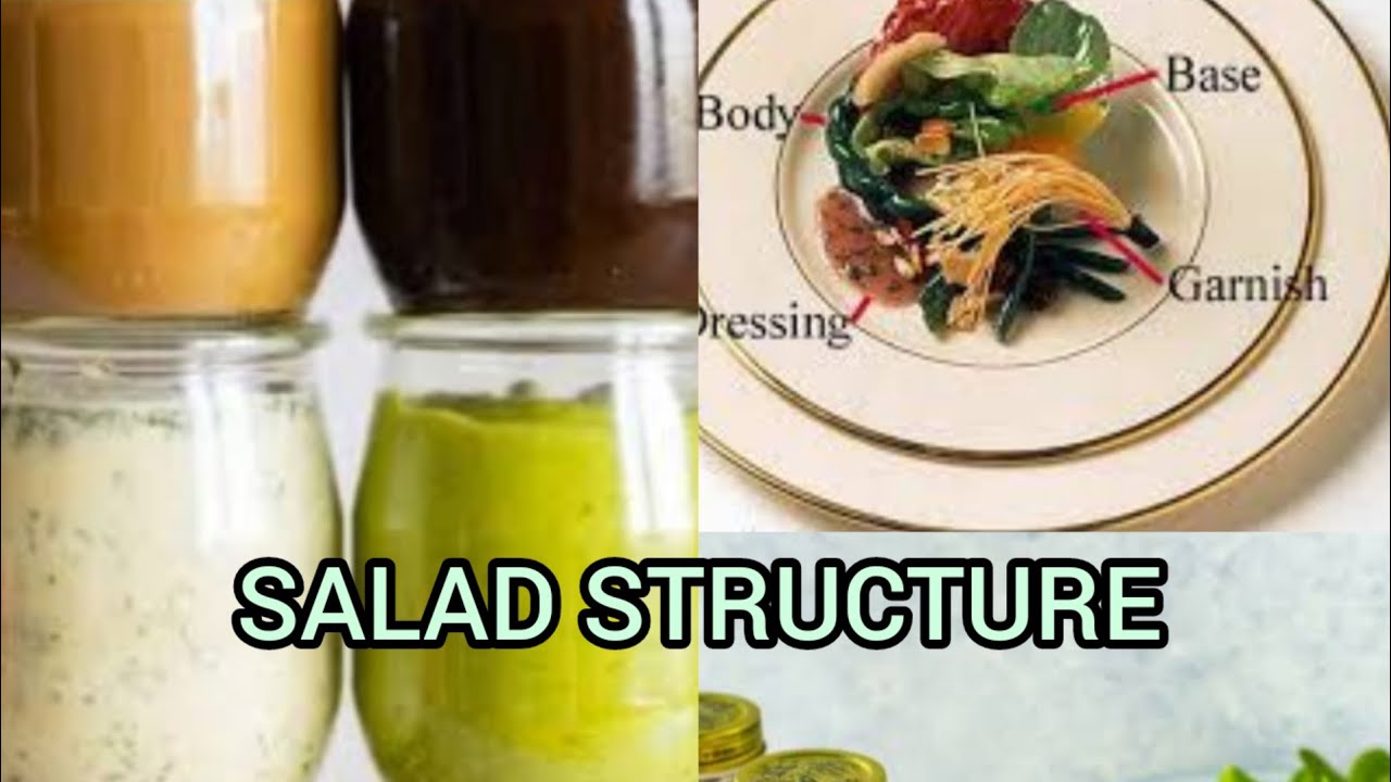 SALAD #Structure of a SALAD# G9TLE-COOKERY - YouTube