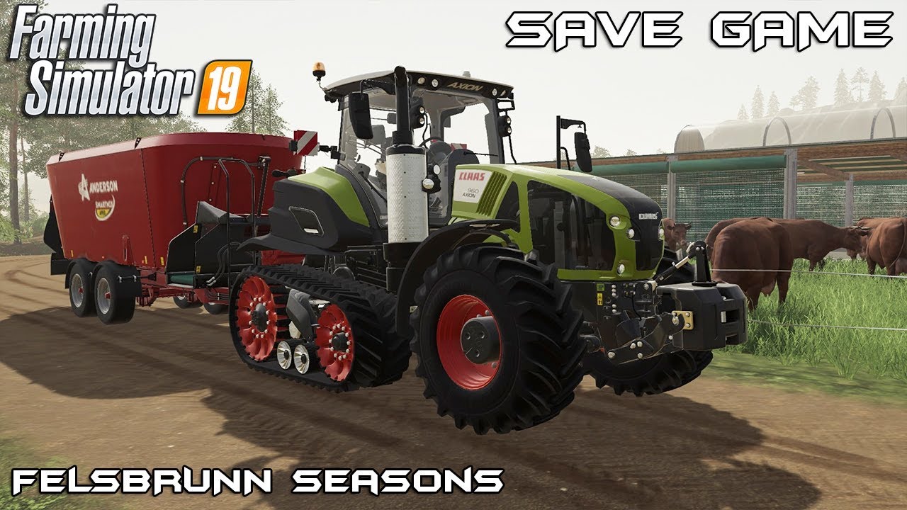 Save Game v6 | Animals on Felsbrunn Seasons | Farming Simulator 19 ...