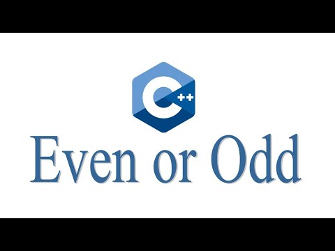 C++ Program to Check Even or Odd Number - YouTube