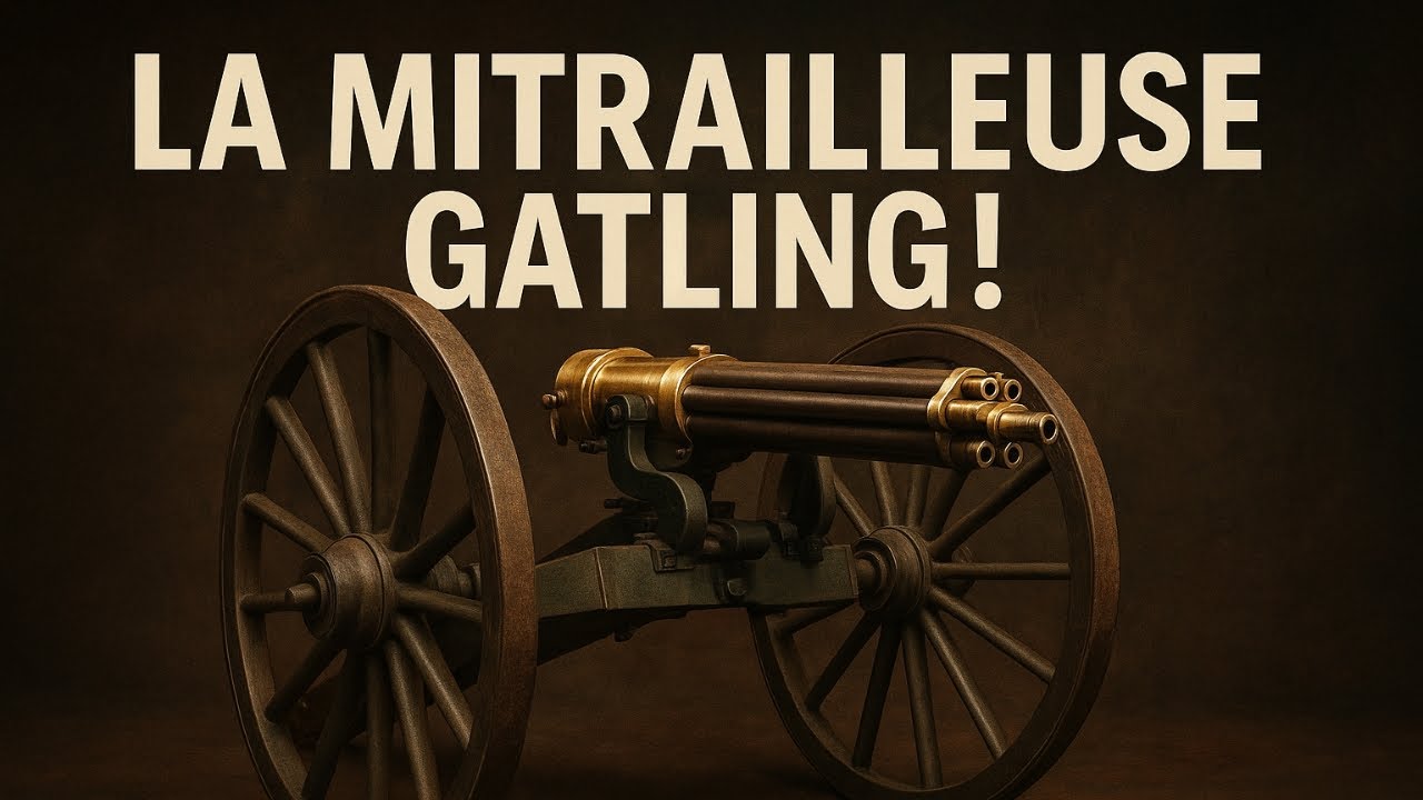 HISTOIRE & INVENTION DE LA MITRAILLEUSE GATLING ! (par Richard Gatling ...