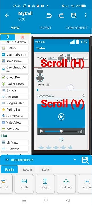 Scroll with Sketchware - YouTube
