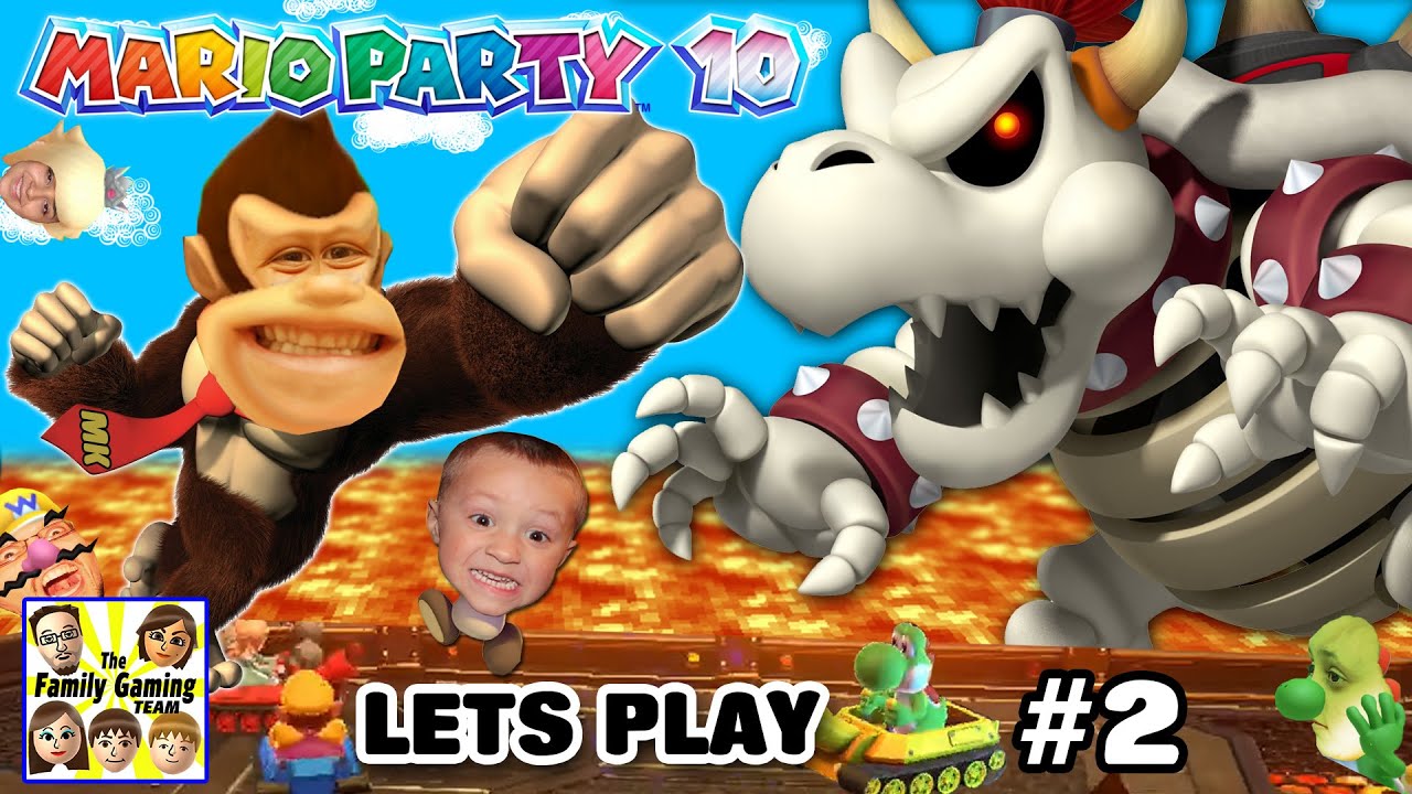 Lets Play MARIO PARTY 10! Dry Bowser Boss Battle in Chaos Castle ...