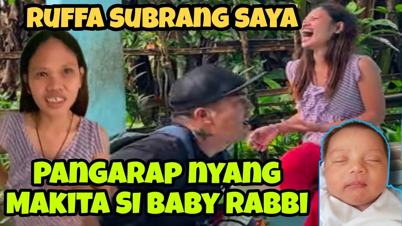 RUFFA PANGARAP MAKITA SI BABY RABBI😱 BAKIT ANG PAYAT MONA? - YouTube