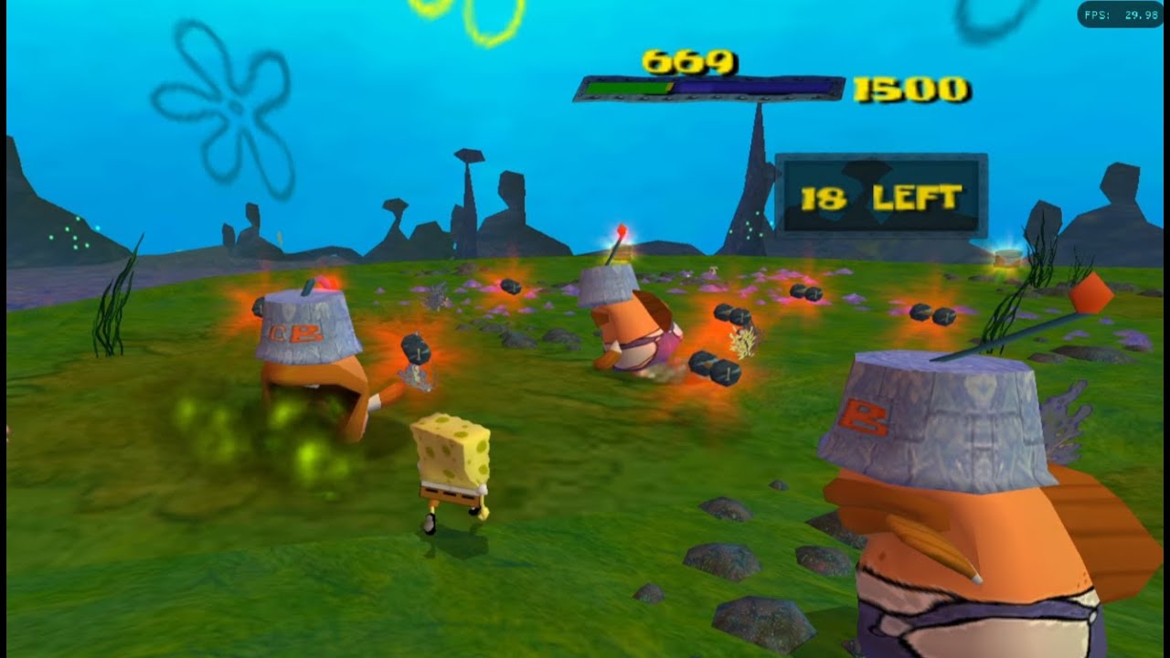 The SpongeBob Movie Game Hacking: Automated Droppable Enemy/Tiki ...