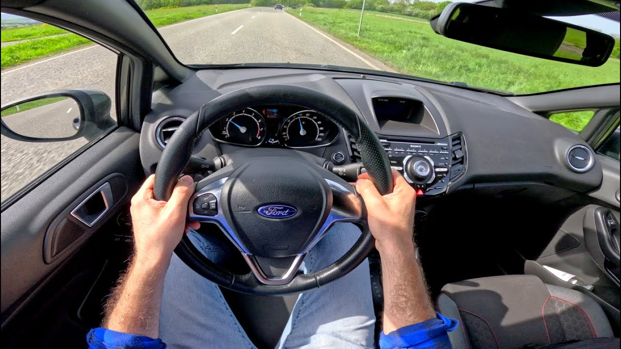 2017 Ford Fiesta ST Line Automatic [1.0 - 101 HP] POV Test Drive 4K ...