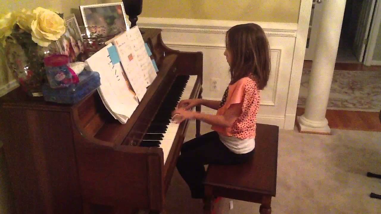 Samantha Playing Piano 2 - YouTube