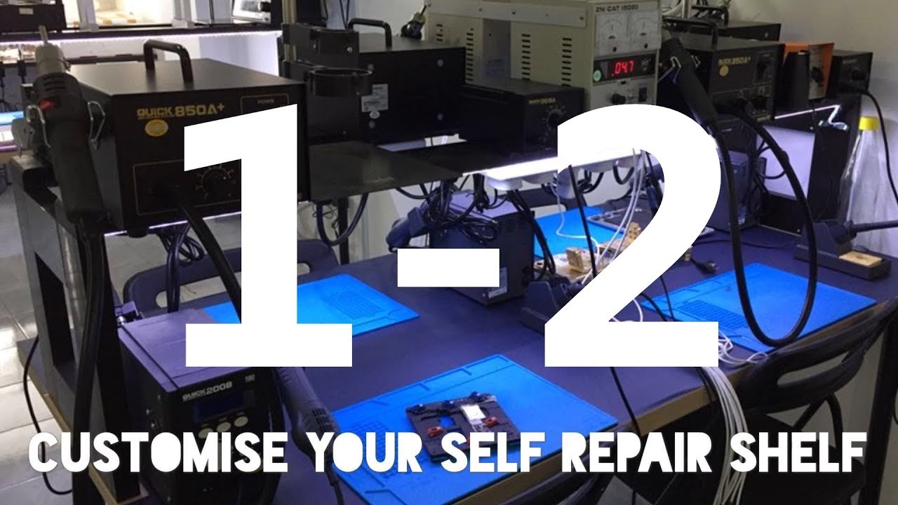 DiY Customize your self phone repair shelf Part 1-2 - YouTube