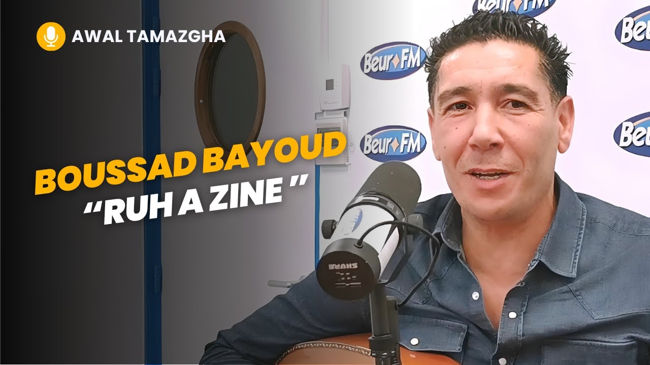 [Awal Tamazgha] Boussad Bayoud - Ruh a zine (live et acoustique) - YouTube