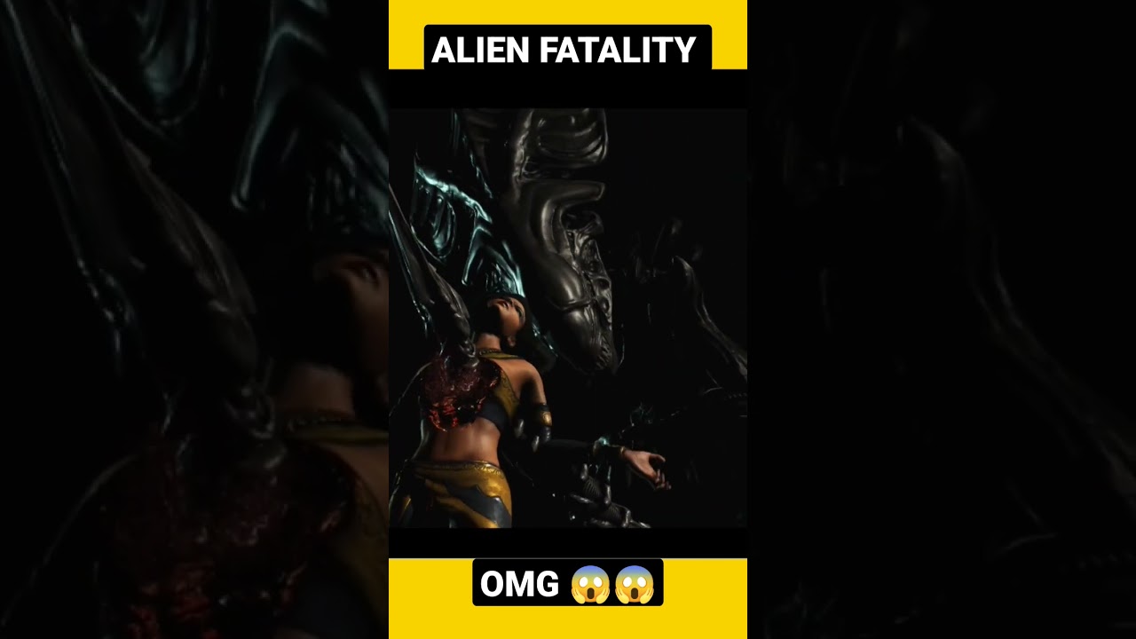 😱 | mortal Kombat xl | Alien fatality | Omg 🫣 | 18+ watch | #shorts | # ...