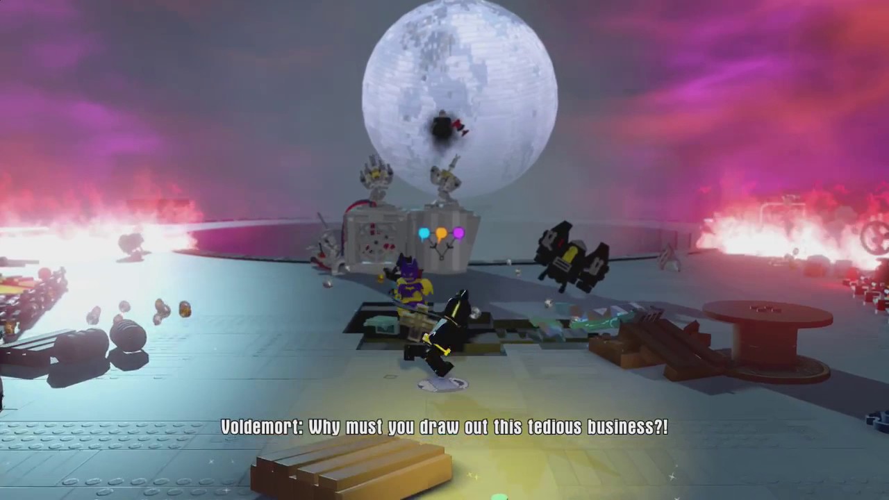 Lego Dimensions - Voldemort boss fight (Dismiss) - YouTube