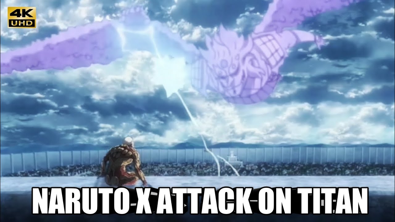 NARUTO X ATTACK ON TITAN | PERTARUNGAN MINATO VS TITAN BINATANG VS ...
