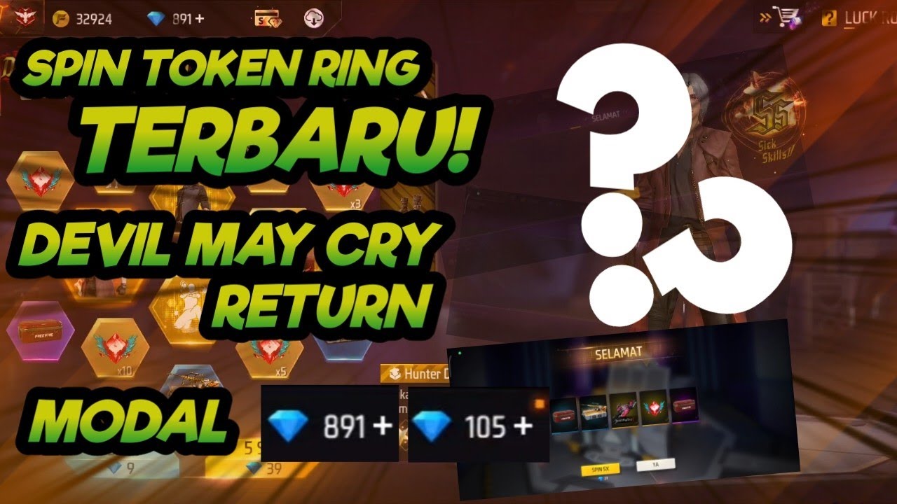 MODAL 891+105 BISA DAPAT BANYAK ITEM? | SPIN TOKEN RING TERBARU | DEVIL ...