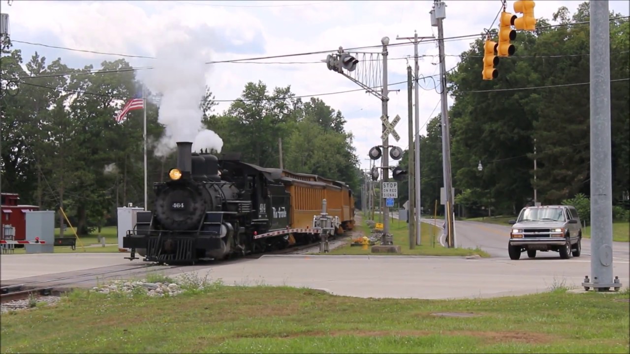 HUCKLEBERRY RAILROAD (RIO GRANDE) 464 at GENESEE ROAD - YouTube