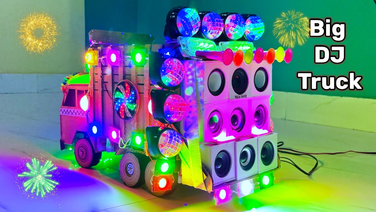 Big dj truck | mini dj truck with cardboard | dj truck loading | dj ...