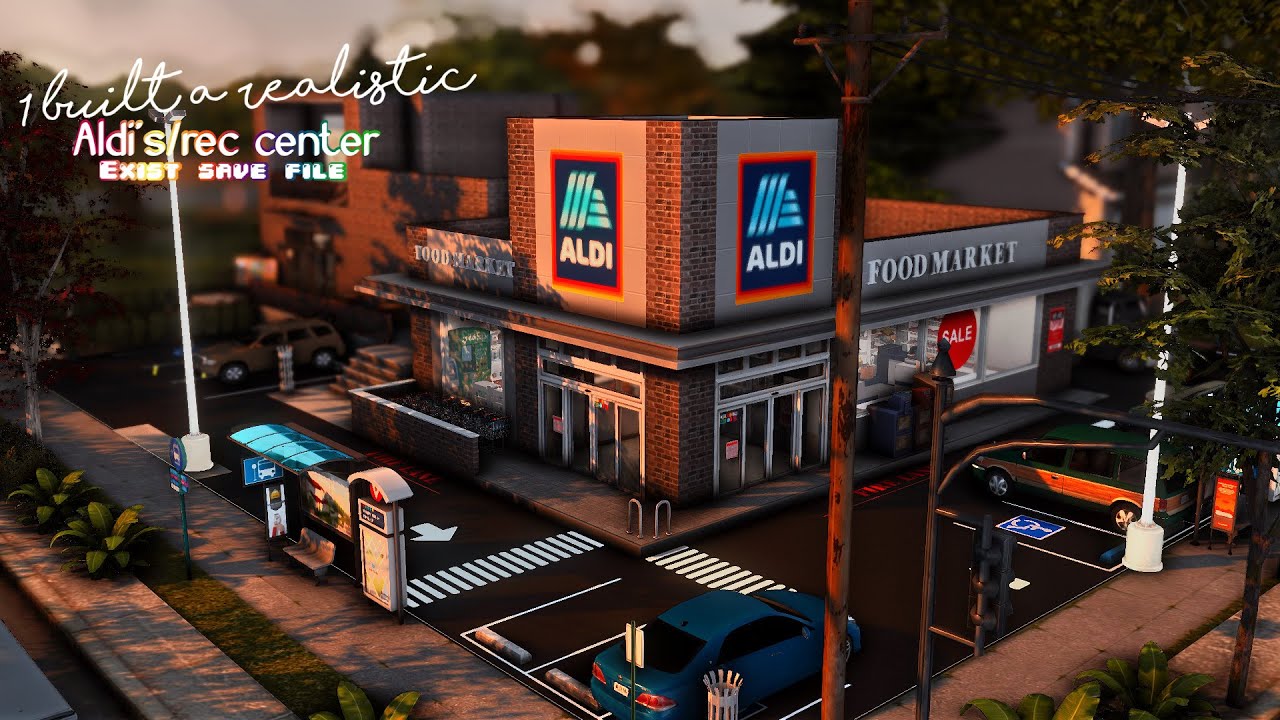 I built a REALISTIC ALDI'S/REC CENTER in my SAVE FILE │THE EXIST SAVE ...