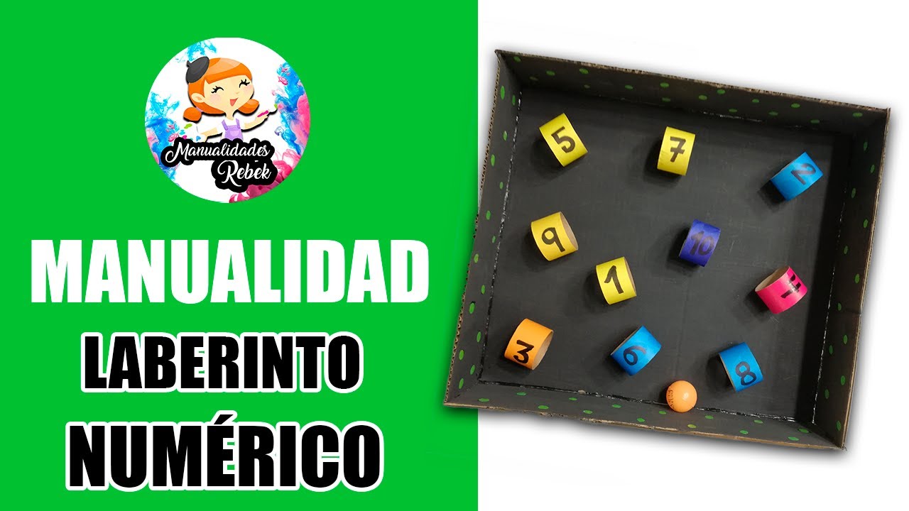 Como Hacer un Laberinto de cartón || Manualidades para Niños - YouTube