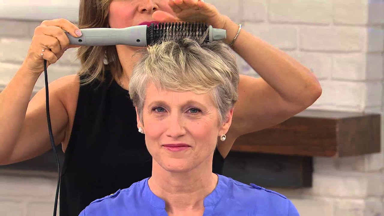 Calista Tools Perfecter Pro Grip Heated Round Brush & Bag with Kerstin ...