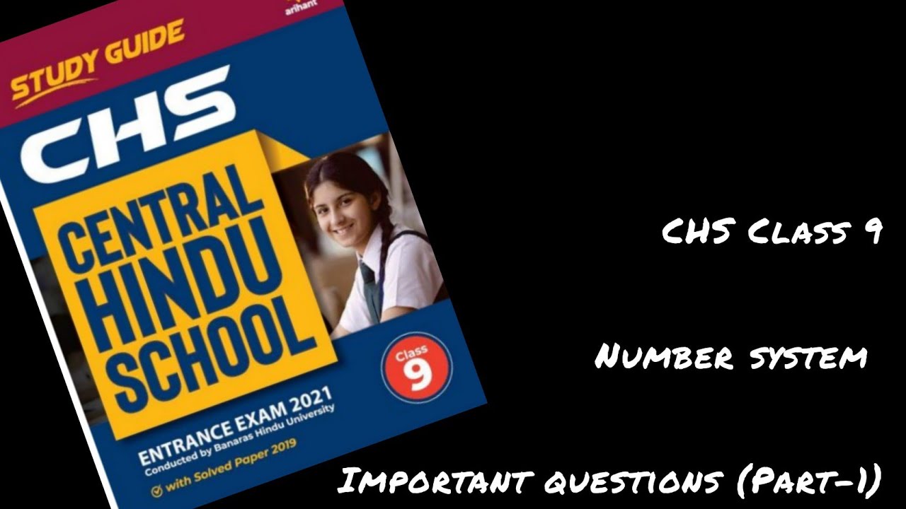 CHS class 9/ Number system Important questions(Part-1) - YouTube