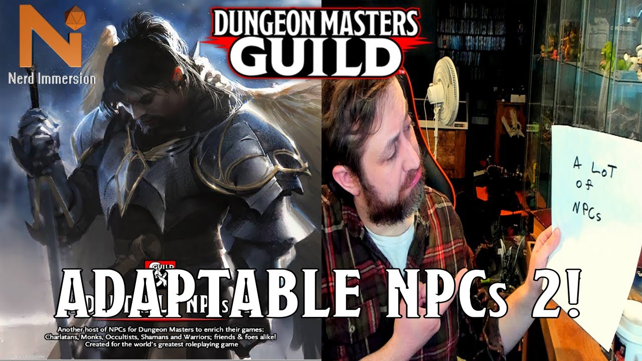DM's Guild Review - Adaptable NPCs 2 | Nerd Immersion - YouTube