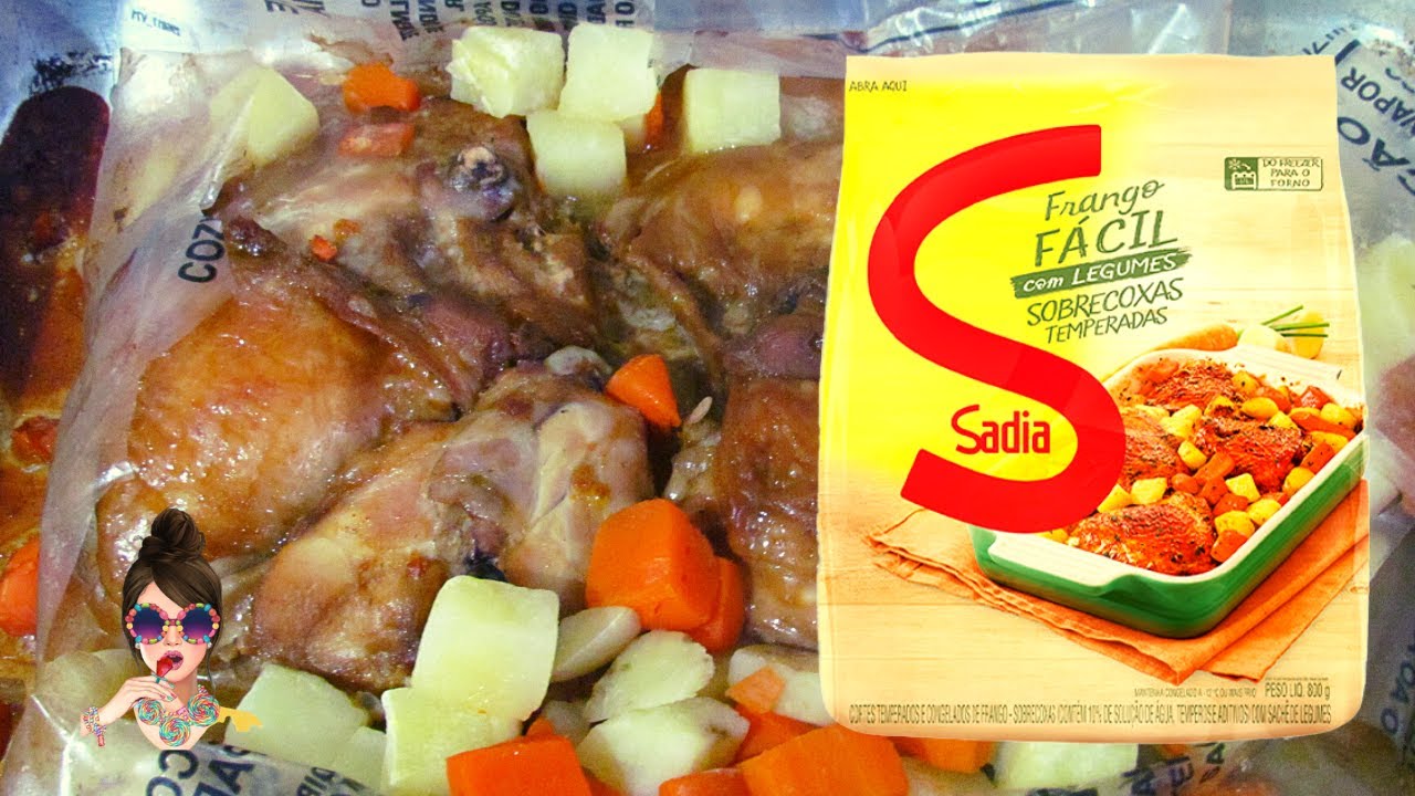 Teste: Frango fácil com legumes SADIA @BlogdaFA - YouTube