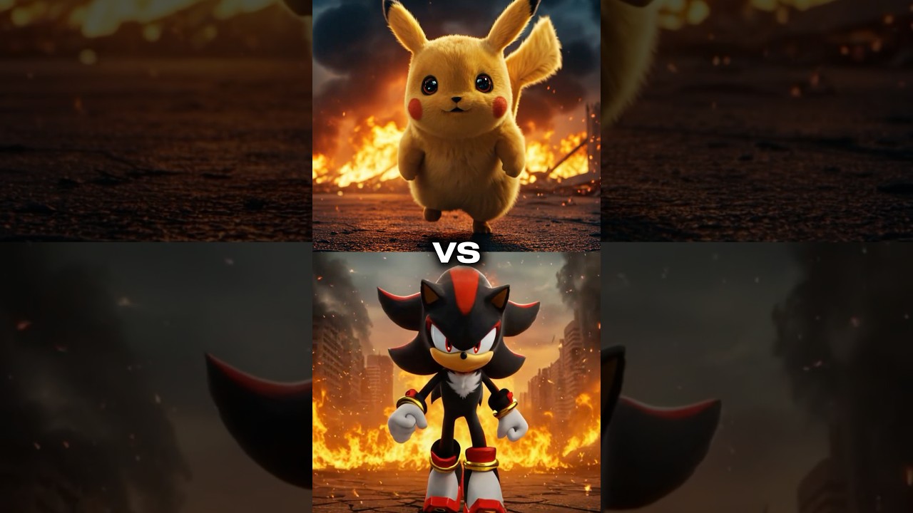 Pikachu vs Shadow the hedgehog , Sonic, Silver, Knuckles….. Who will ...