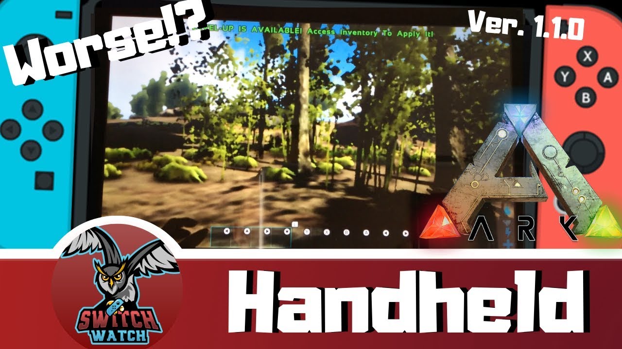 Ark: Survival Evolved Switch Update Handheld Gameplay (Did it get worse?)
