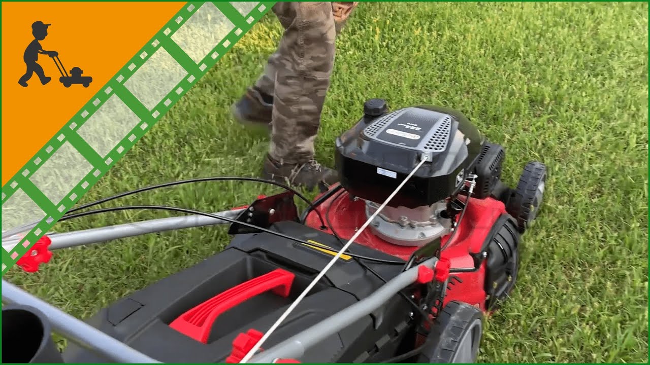 GeoTech PRO S53-225 BMSGW Self-propelled Lawn Mower - 224 cc - 4in1 ...