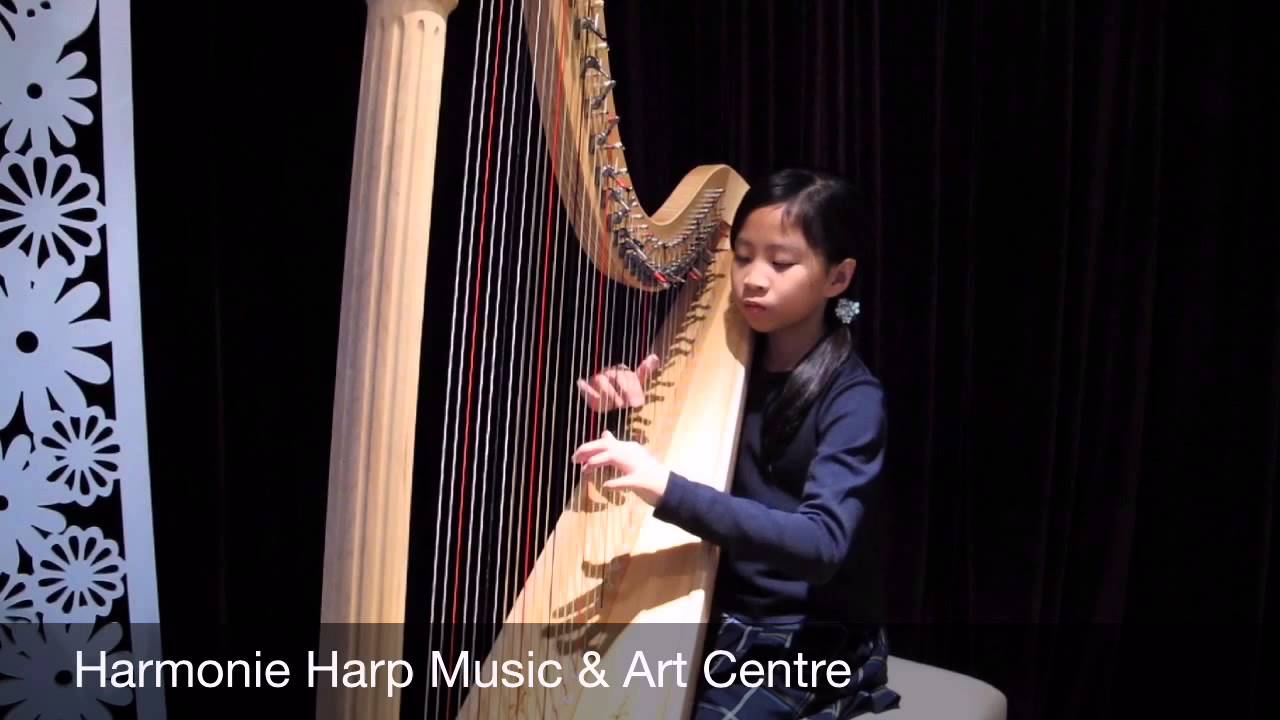 ABRSM Harp Grade 1 C4 Grossi Allegro - played by Candace Ho - YouTube