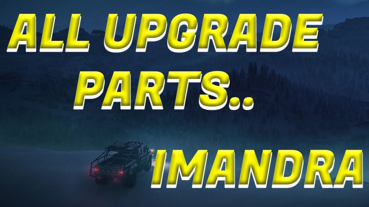 Snow Runner - All Upgrade Parts in Imandra - Kola Penisula - YouTube