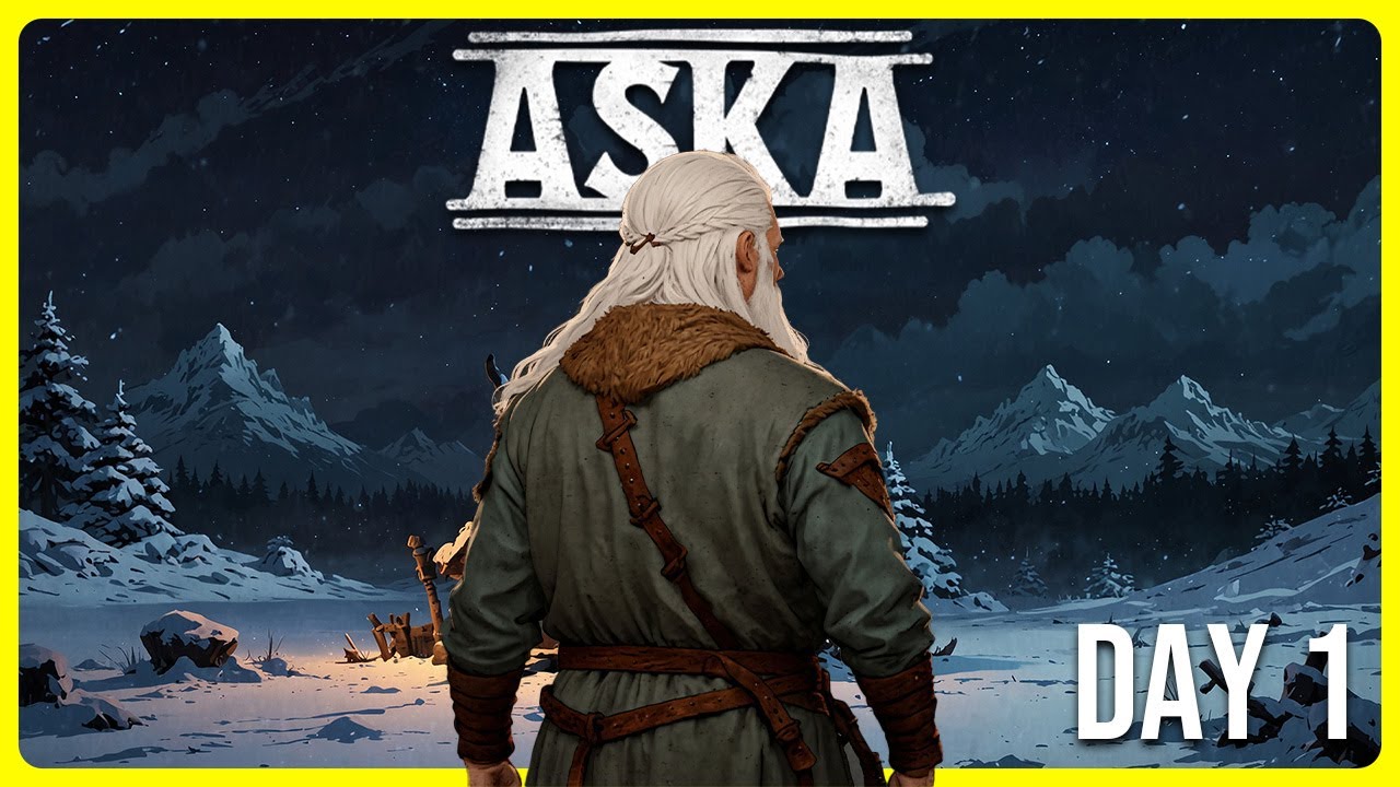 DAY 1 First Look At This New VIKING Survival Game with NPCs - ASKA ...